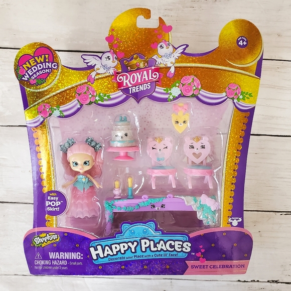 Shopkins | Toys | Shopkins Happy Places Royal Trends Wedding Playset ...